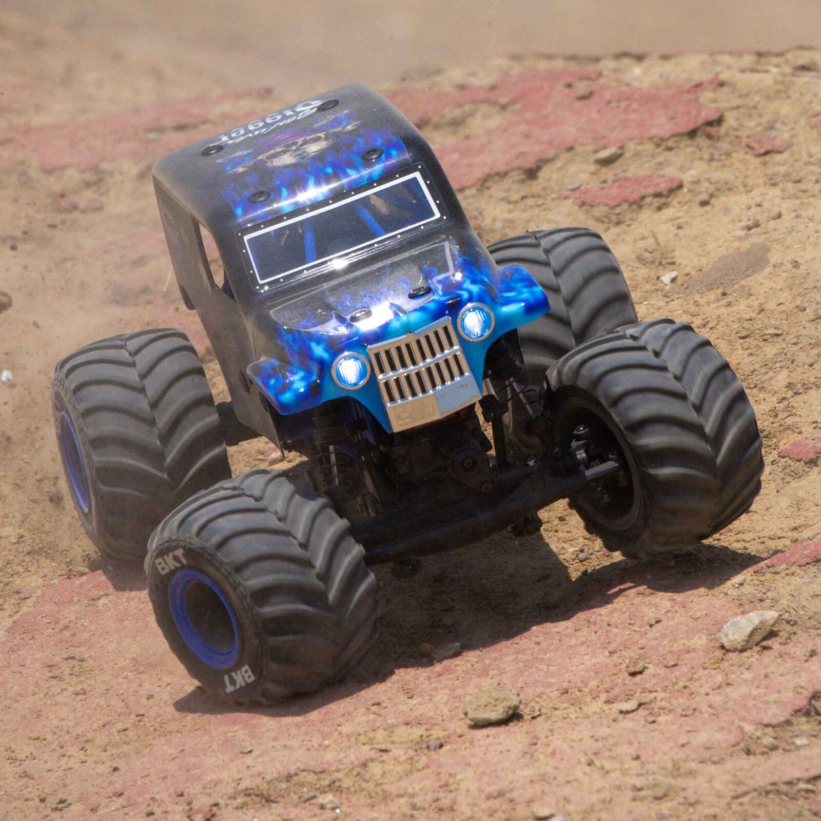 1/18 Mini LMT Son Uva Digger 2S 4X4 RTR Brushed Monster Truck (Battery & Charger Included ...