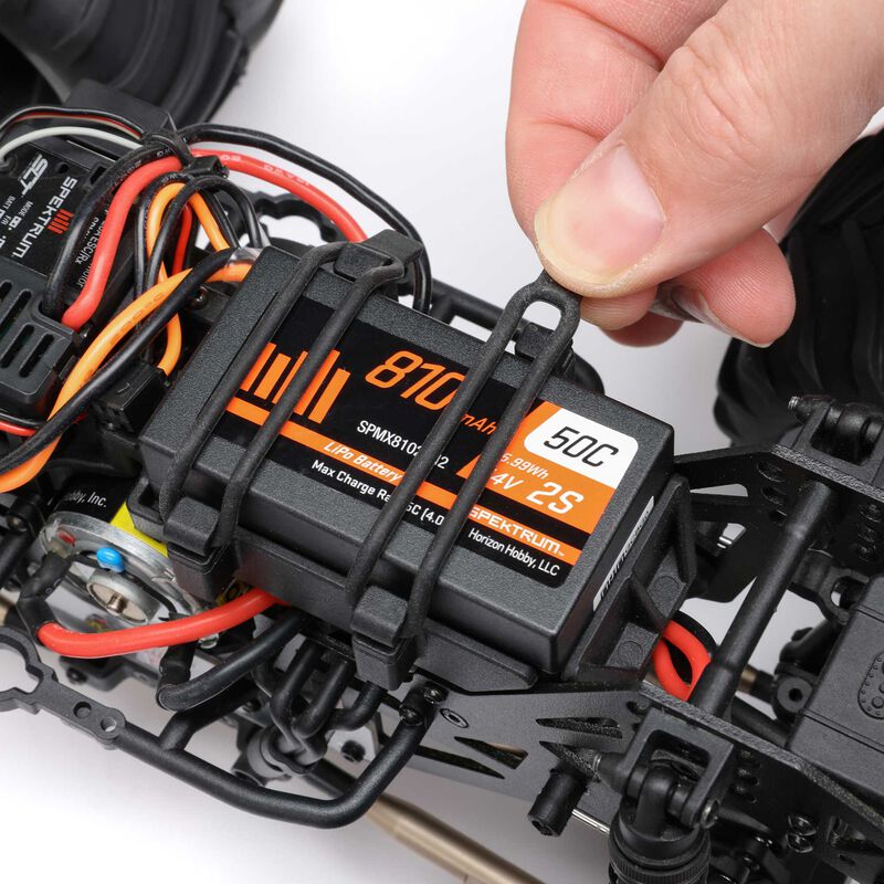 1/18 Mini LMT Megalodon 2S 4X4 RTR Brushed Monster Truck (Battery ...