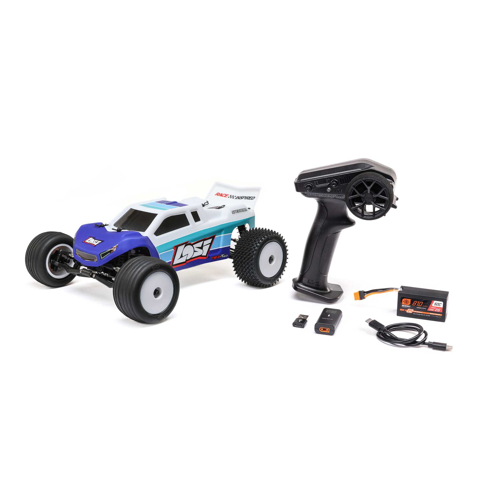 1/18 Mini-T 2.0 2S 2WD RTR Brushless Stadium Truck (Battery & Charger ...