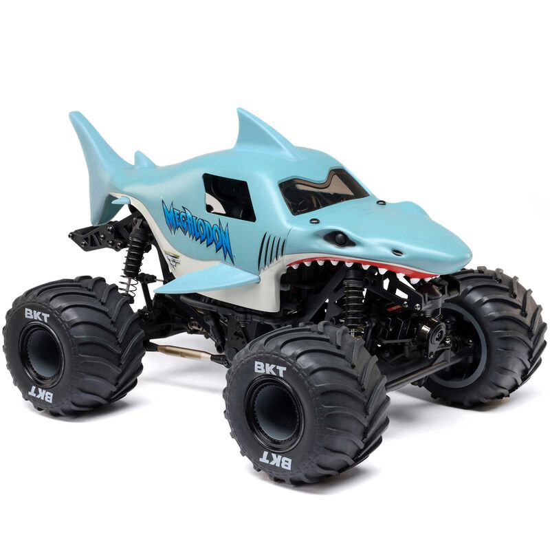 1/18 Mini LMT Megalodon 2S 4X4 RTR Brushed Monster Truck (Battery ...