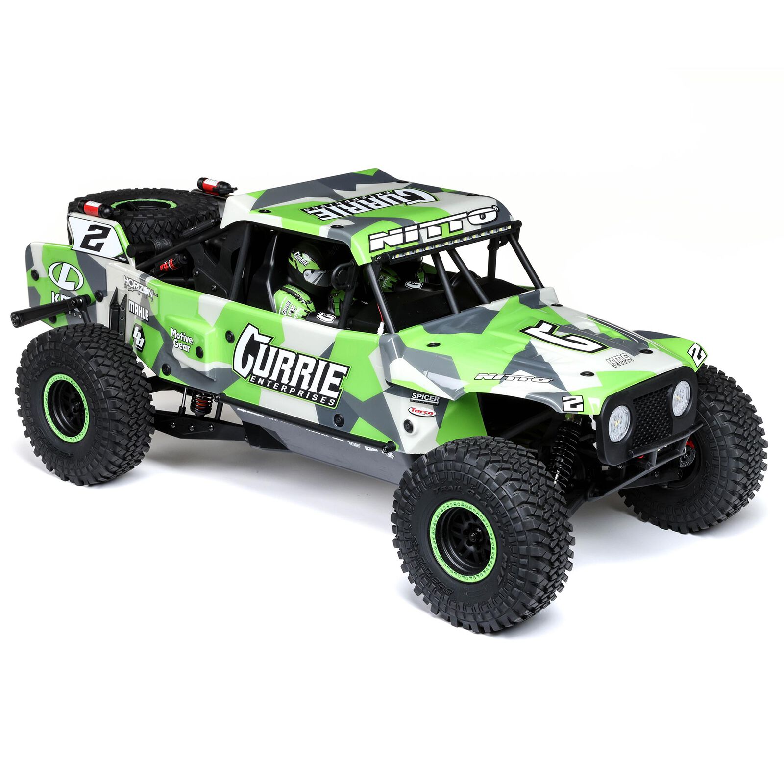 1/10 Hammer Rey Currie 3S 4X4 RTR Brushless Desert Buggy, GreenGREEN ...