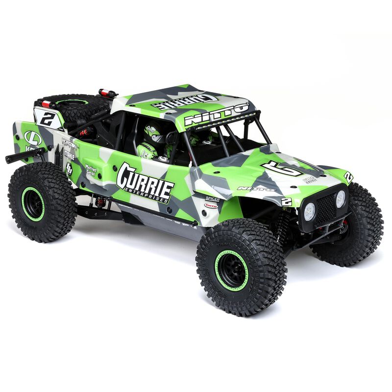 1/10 Hammer Rey Currie 3S 4X4 RTR Brushless Desert Buggy, GreenGREEN ...