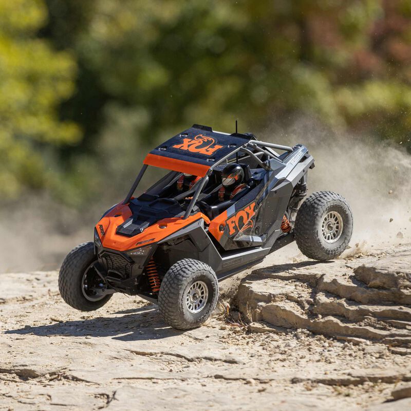 1/10 RZR Rey Fox 3S 4X4 RTR Brushless Side by Side, OrangeBLACK | Losi ...
