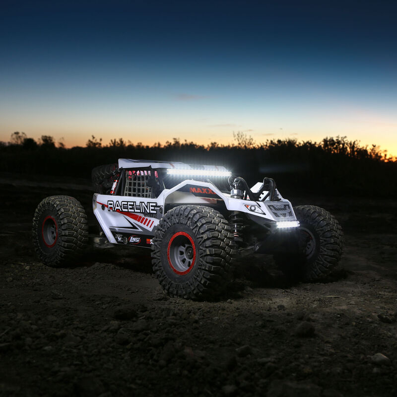 1/6 Super Rock Rey 4WD Brushless Rock Racer RTR with AVC, RacelineWHITE ...
