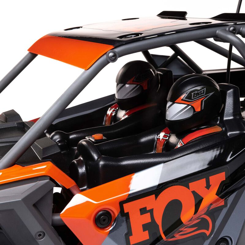 1/10 RZR Rey Fox 3S 4X4 RTR Brushless Side by Side, OrangeBLACK | Losi ...