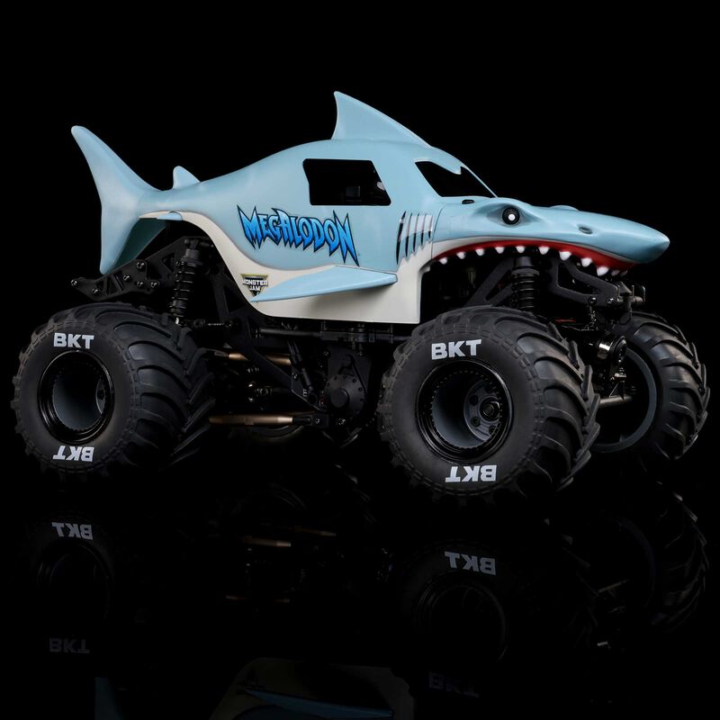1/18 Mini LMT Megalodon 2S 4X4 RTR Brushed Monster Truck (Battery ...