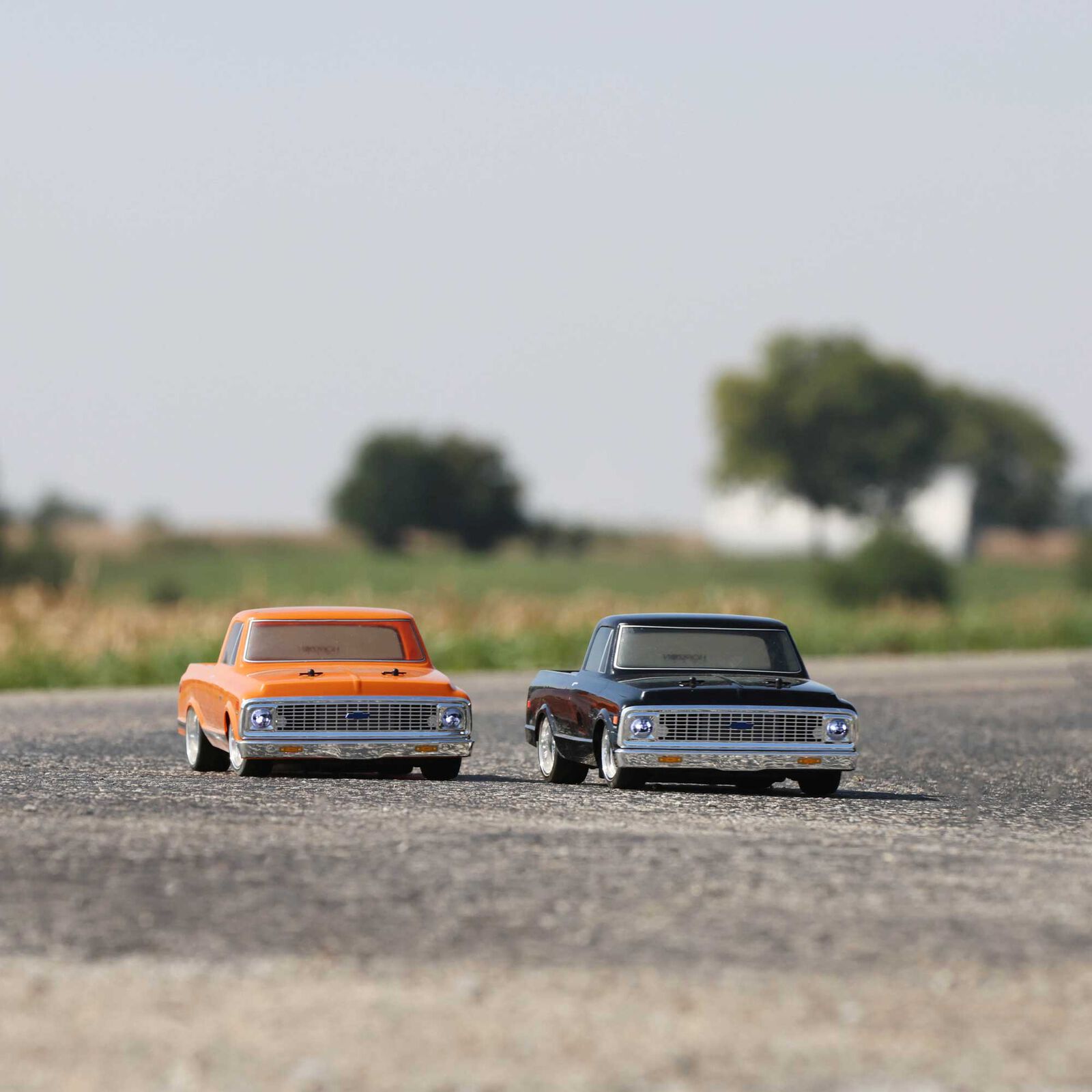 1/10 1972 Chevy C10 V100 AWD Pickup Truck Brushed RTR, BlackBLACK ...