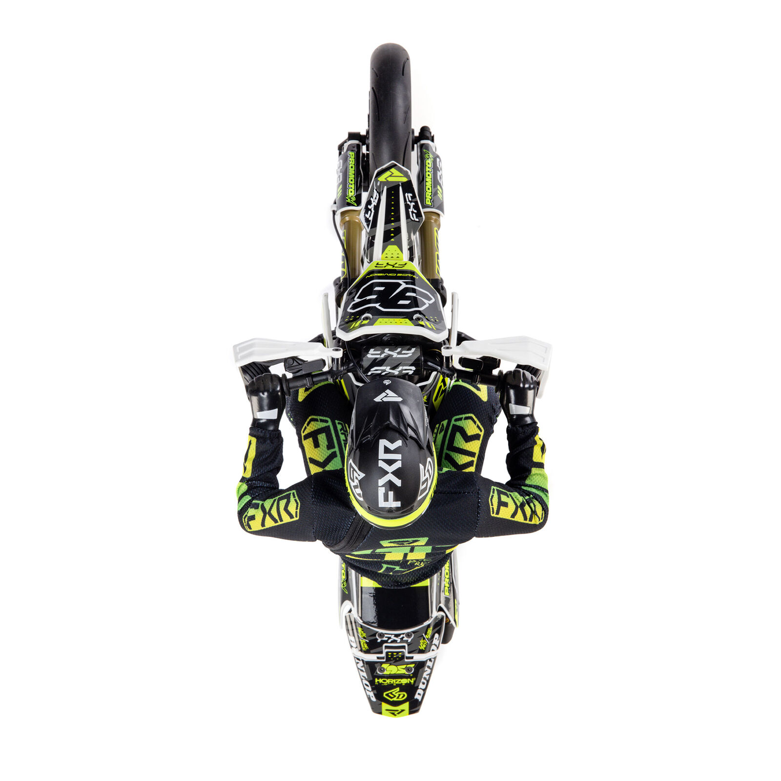 1/4 Promoto-SM FXR Supermoto Motorcycle RTR Basic, WhiteWHITE | Losi