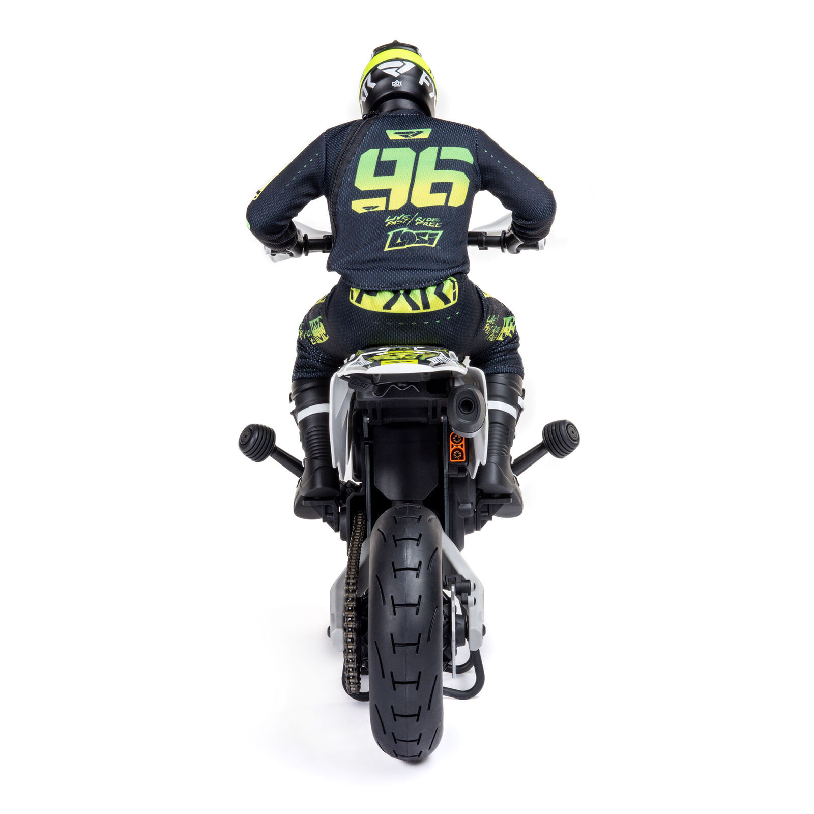 1/4 Promoto-SM FXR Supermoto Motorcycle RTR Basic, WhiteWHITE | Losi