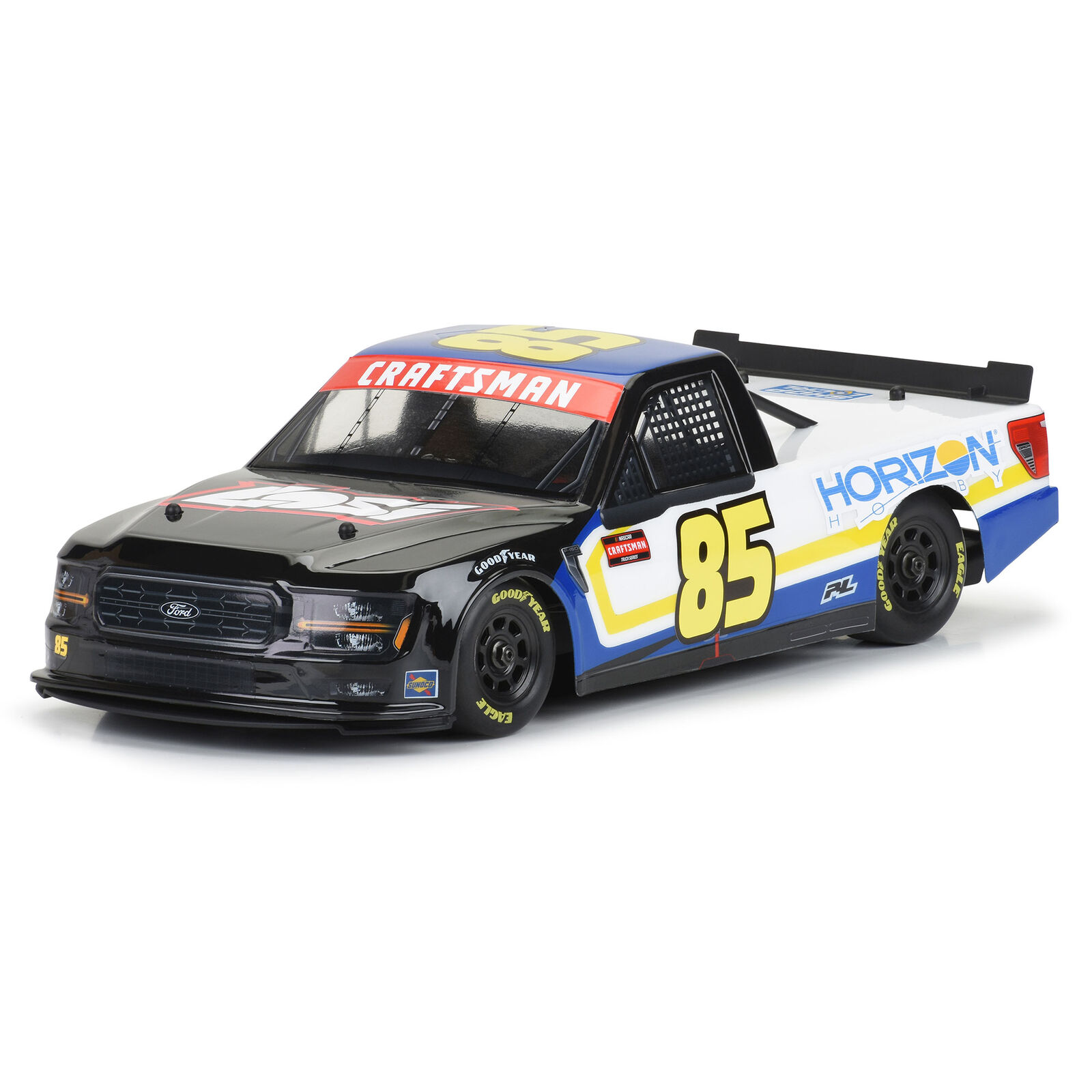 1/12 Pre-Cut 2024 Ford F-150 Truck Clear Body: Losi NASCAR | Losi