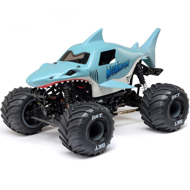 1/18 Mini LMT Megalodon 2S 4X4 RTR Brushed Monster Truck (Battery ...