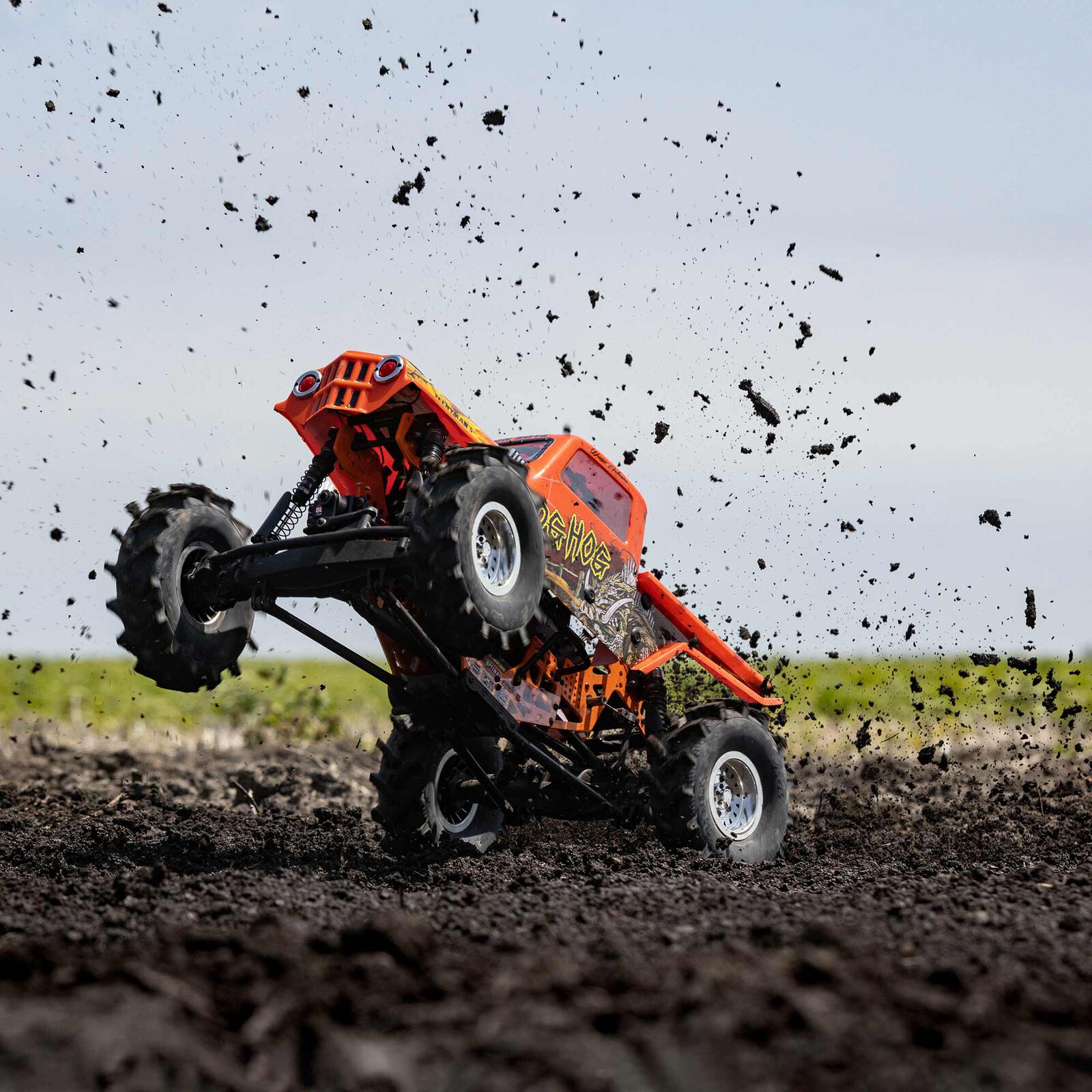 1/8 LMT Mega Truck Bog Hog 4S 4X4 RTR Brushless Mega Truck, Orange ...