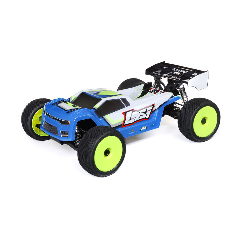 1/8 8IGHT-XTE 4S 4X4 RTR Brushless Race Truggy, Clear | Losi