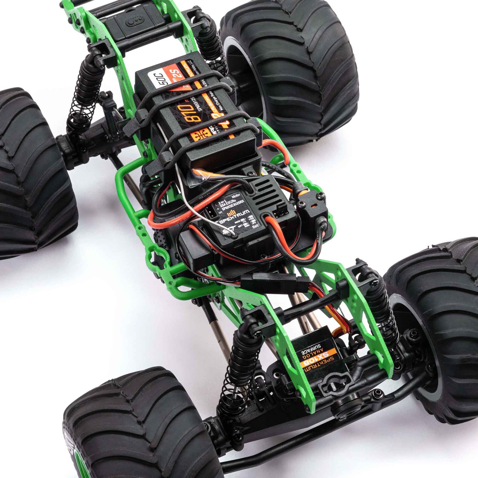1/18 Mini LMT Grave Digger 2S 4X4 RTR Brushed Monster Truck (Battery ...