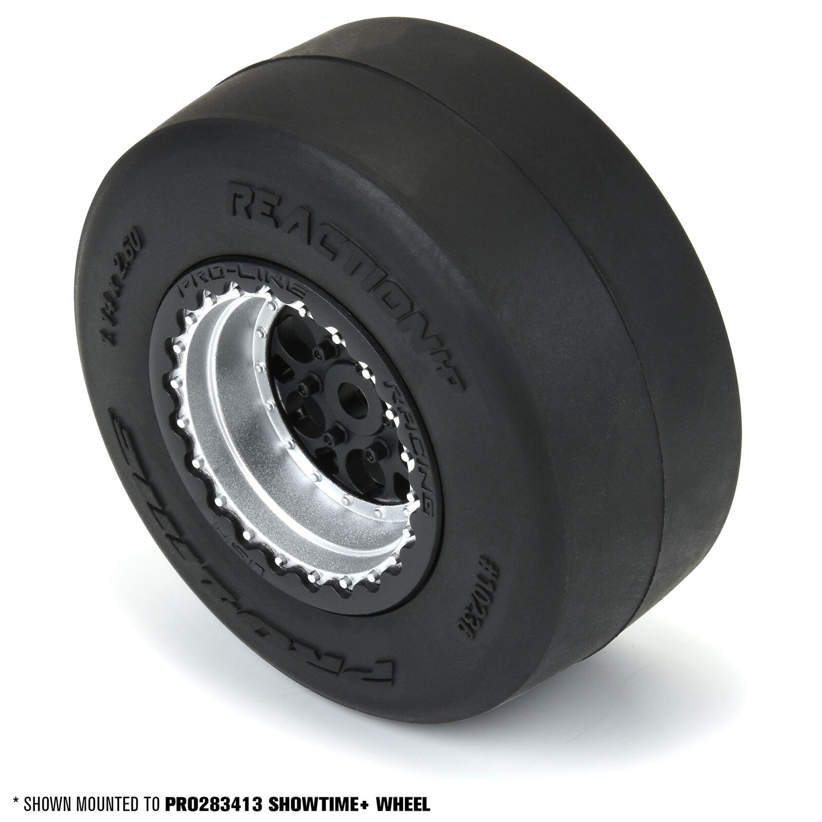 1/16 Reaction HP No-Prep BELTED Rear Tires (2): Losi Mini Drag | Losi
