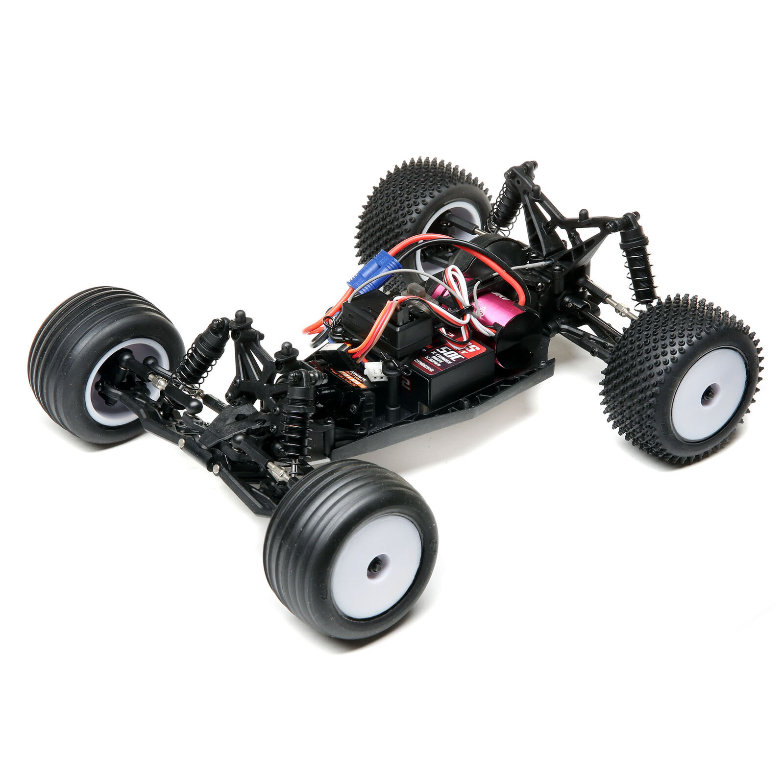 1/18 Mini-T 2.0 2WD Stadium Truck Brushless RTR, RedRED | Losi
