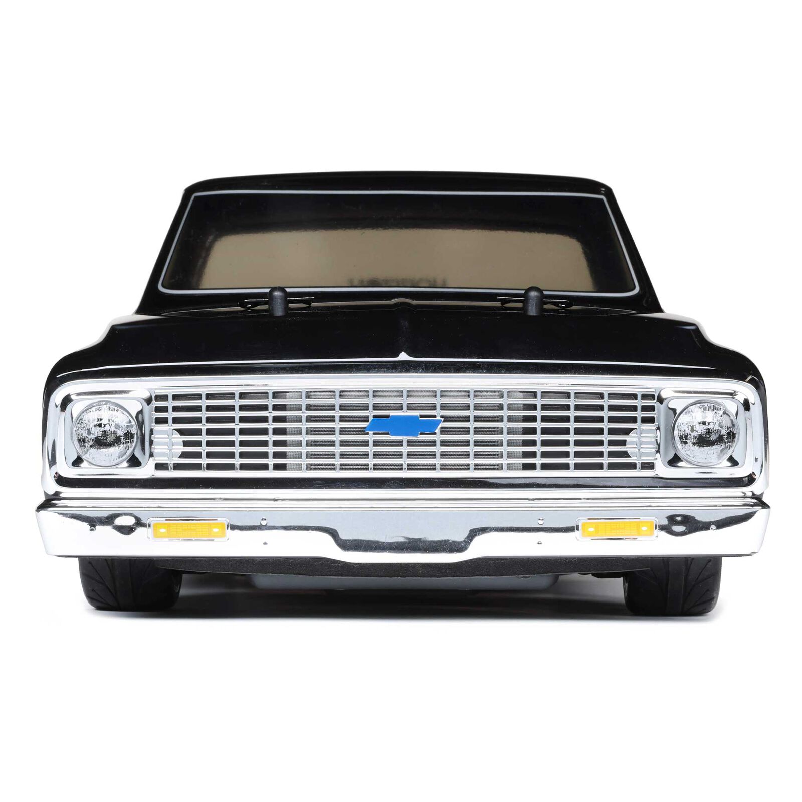 1/10 1972 Chevy C10 V100 AWD Pickup Truck Brushed RTR, BlackBLACK ...