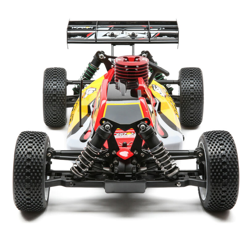 1/8 8IGHT 4X4 Nitro Buggy RTR, Red/Yellow | Losi