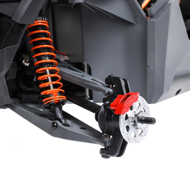 1/10 RZR Rey Fox 3S 4X4 RTR Brushless Side by Side, OrangeBLACK | Losi