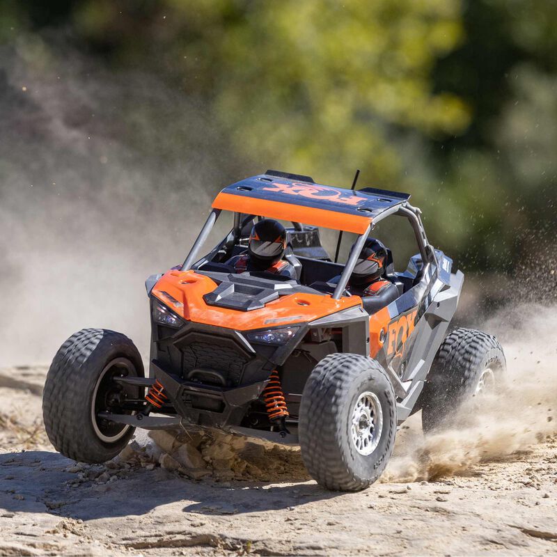 1/10 RZR Rey Fox 3S 4X4 RTR Brushless Side by Side, OrangeBLACK | Losi ...