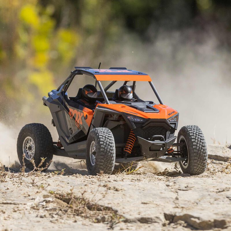 1/10 RZR Rey Fox 3S 4X4 RTR Brushless Side by Side, OrangeBLACK | Losi ...