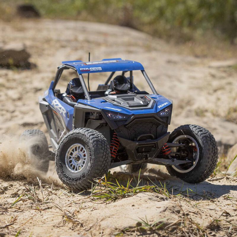 1/10 RZR Rey Polaris 3S 4X4 RTR Brushless Side by Side, BlueBLUE | Losi