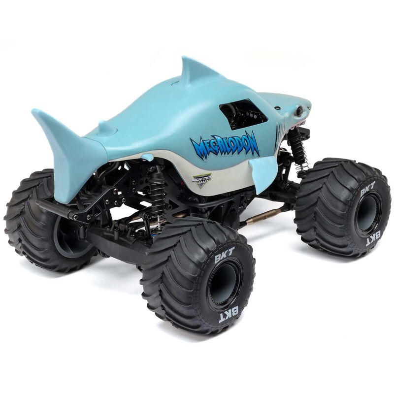 1/18 Mini LMT Megalodon 2S 4X4 RTR Brushed Monster Truck (Battery ...