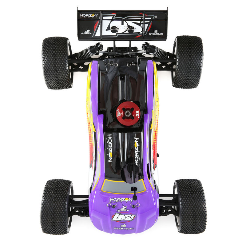 1/8 8IGHT-T 4X4 Nitro Truggy RTR, Purple/Yellow | Losi