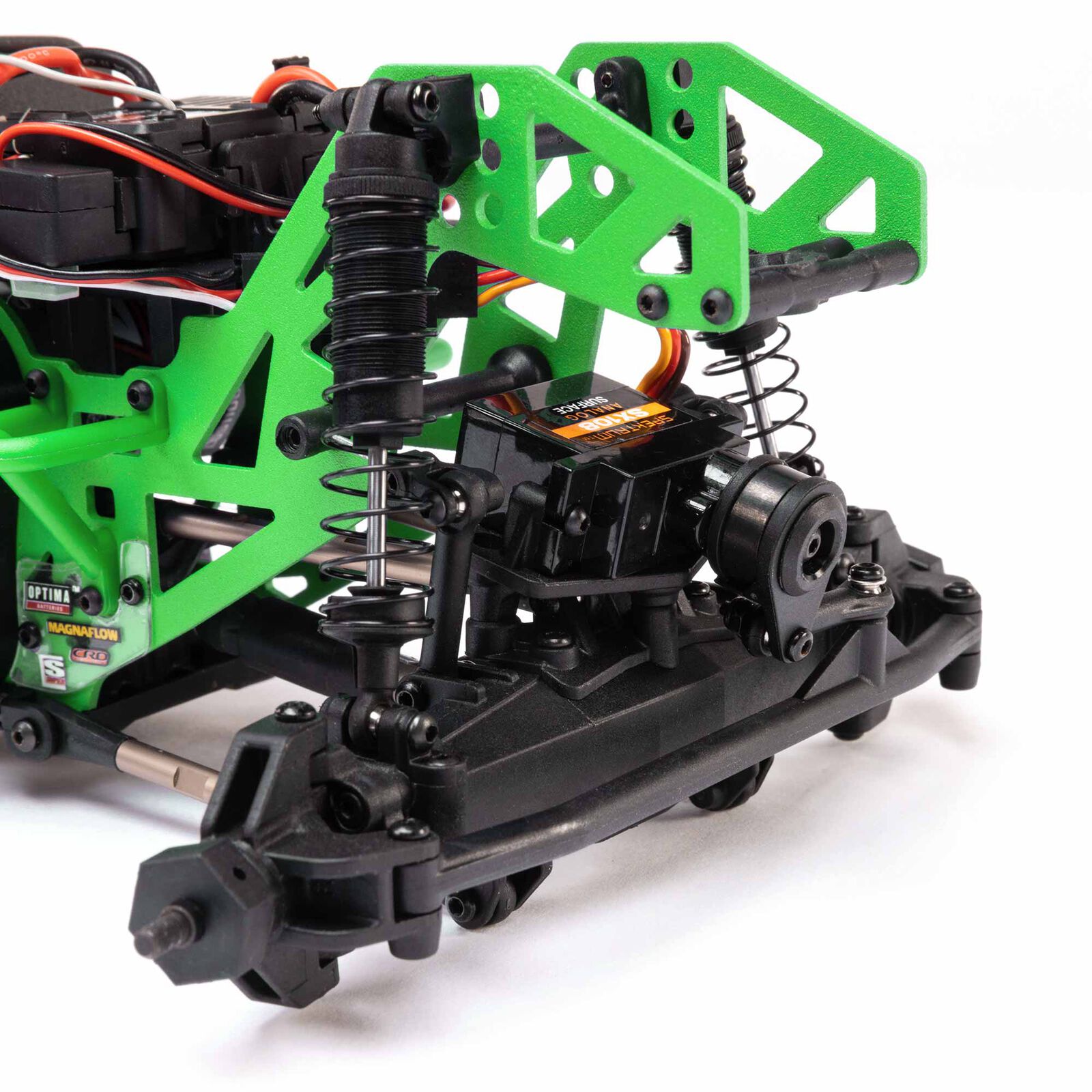 1/18 Mini LMT Grave Digger 2S 4X4 RTR Brushed Monster Truck (Battery ...