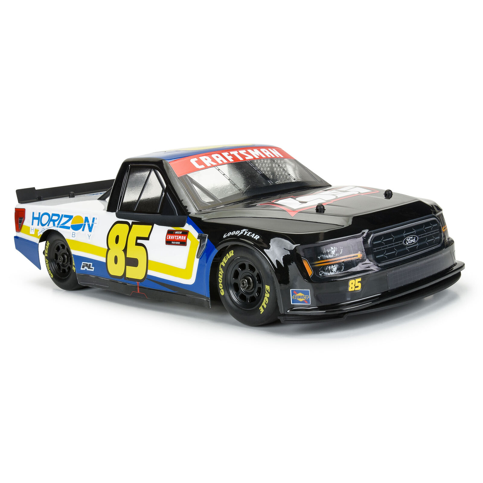 1/12 Pre-Cut 2024 Ford F-150 Truck Clear Body: Losi NASCAR | Losi