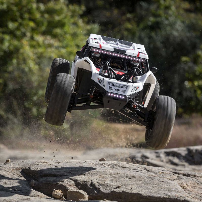 1/6 Super Rock Rey 4WD Brushless Rock Racer RTR with AVC, RacelineWHITE ...